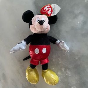 Disney | Toys | Ty Sparkle Mickey Mouse 8 Plush Disney Toy | Poshmark